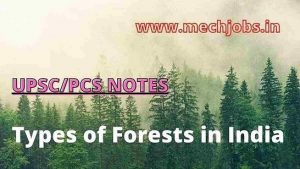 Types of forests in India | MechJobs.in